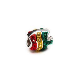 Rasta Flag Fish Charm